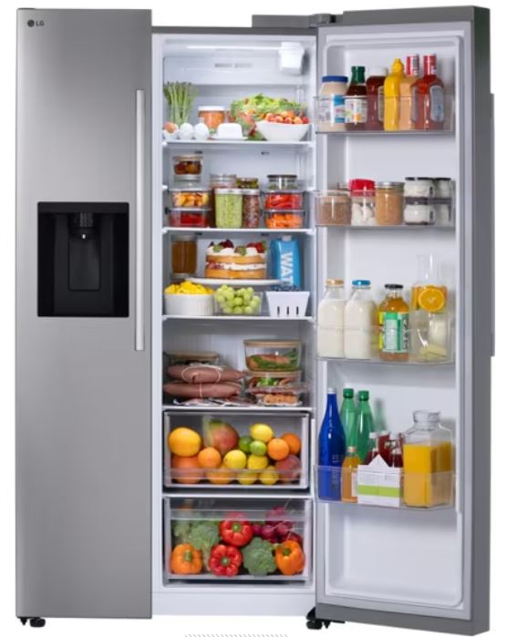 27 cu. ft. Standard-Depth, Side-by-side Refrigerator, with Ice and ...